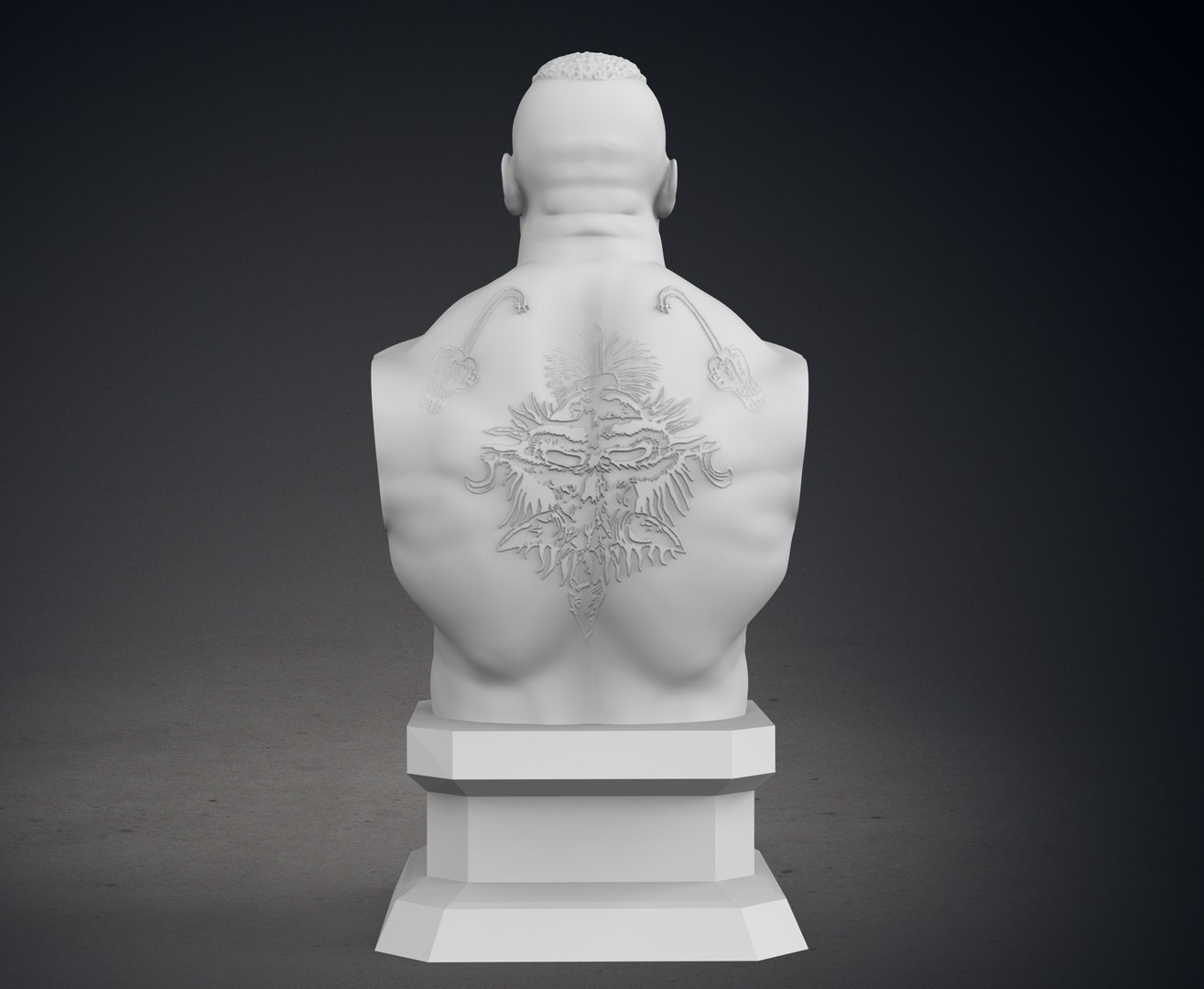 Brock Lesnar Bust - Classic Version Model - TurboSquid 2226858