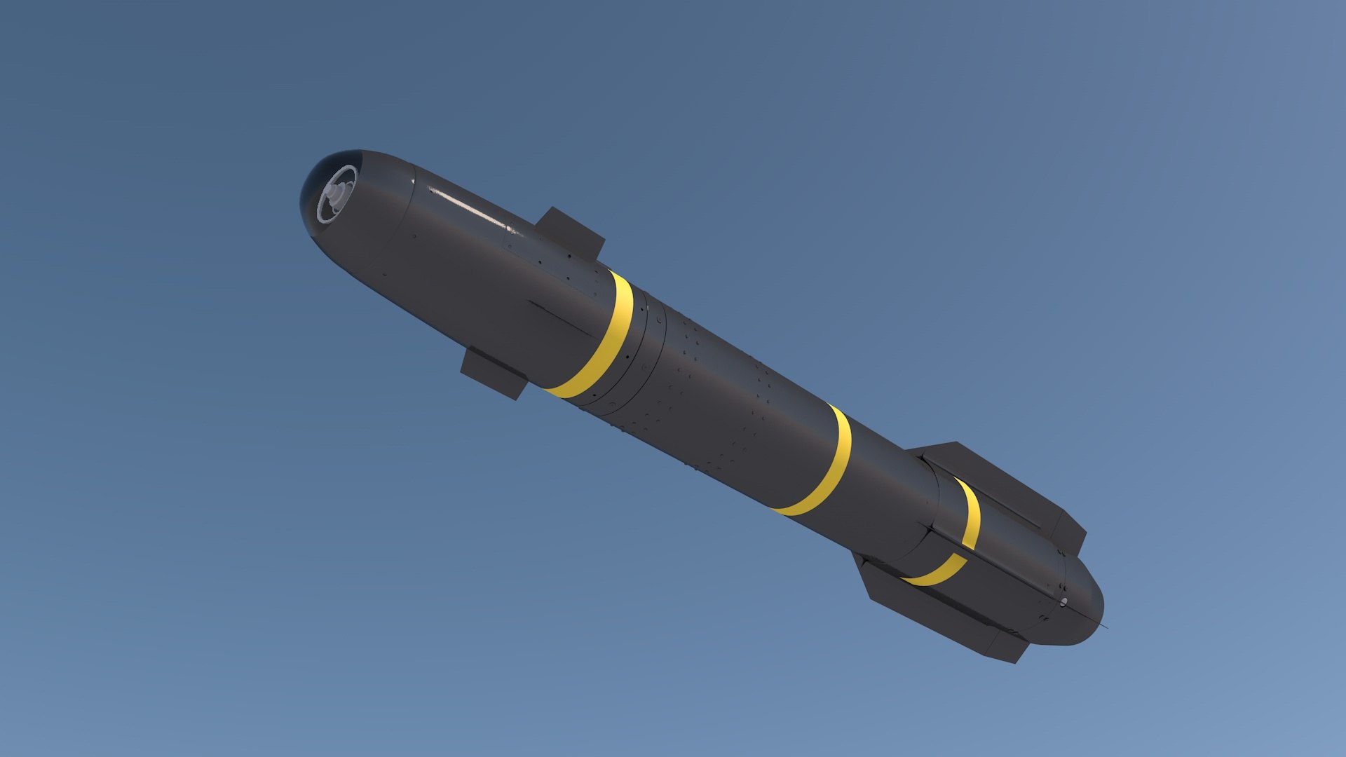 AGM-114R Hellfire II 3D Model - TurboSquid 2267994