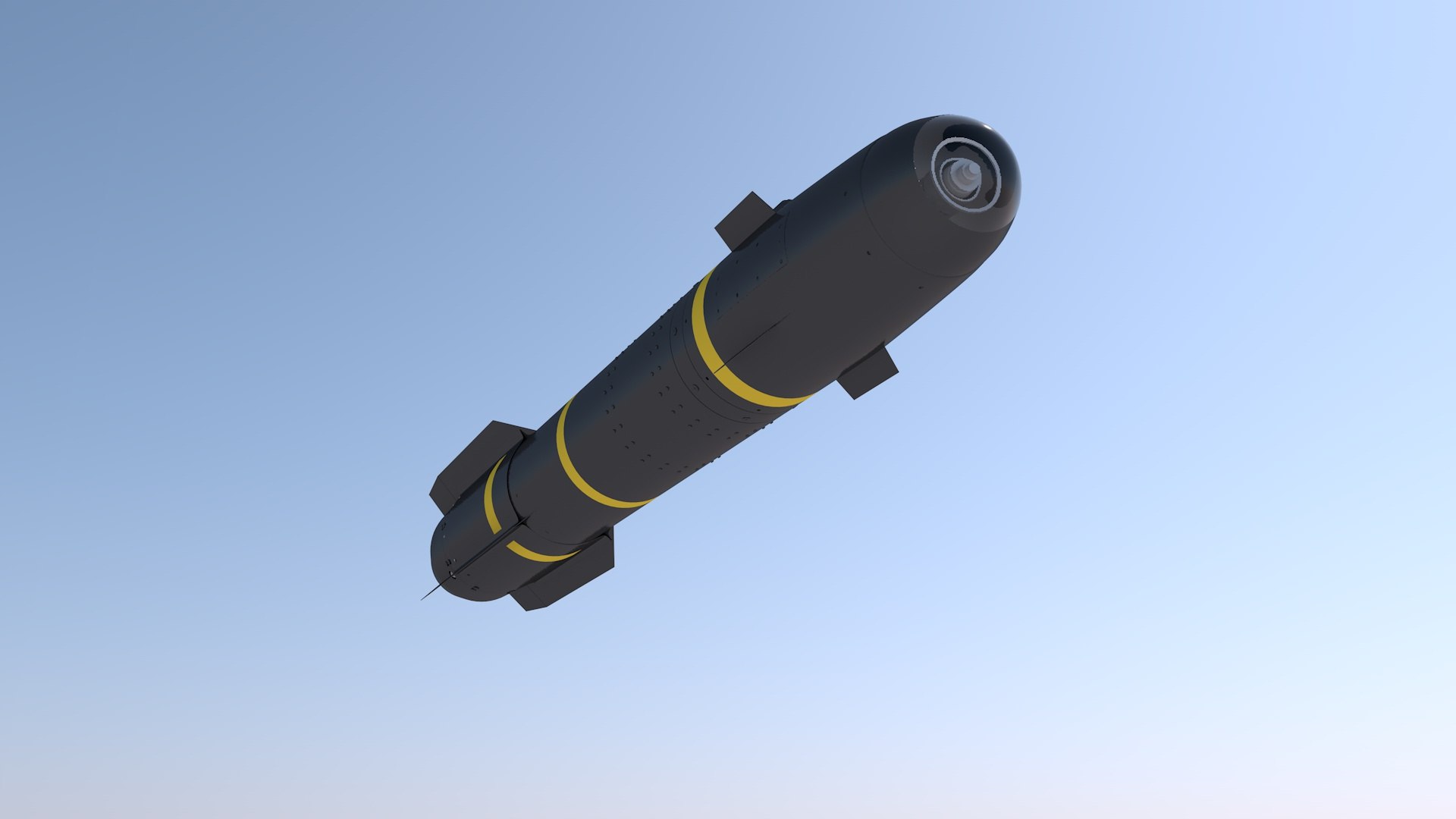 AGM-114R Hellfire II 3D Model - TurboSquid 2267994