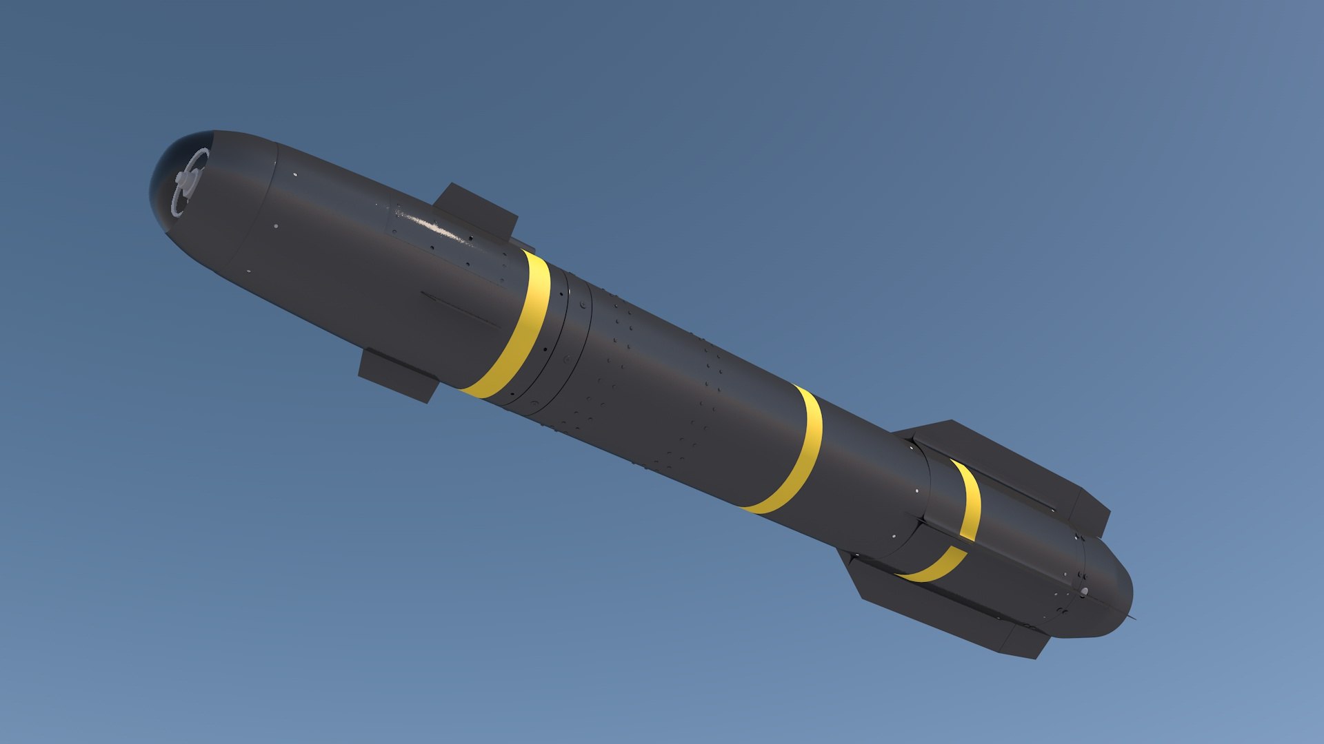 AGM-114R Hellfire II 3D Model - TurboSquid 2267994