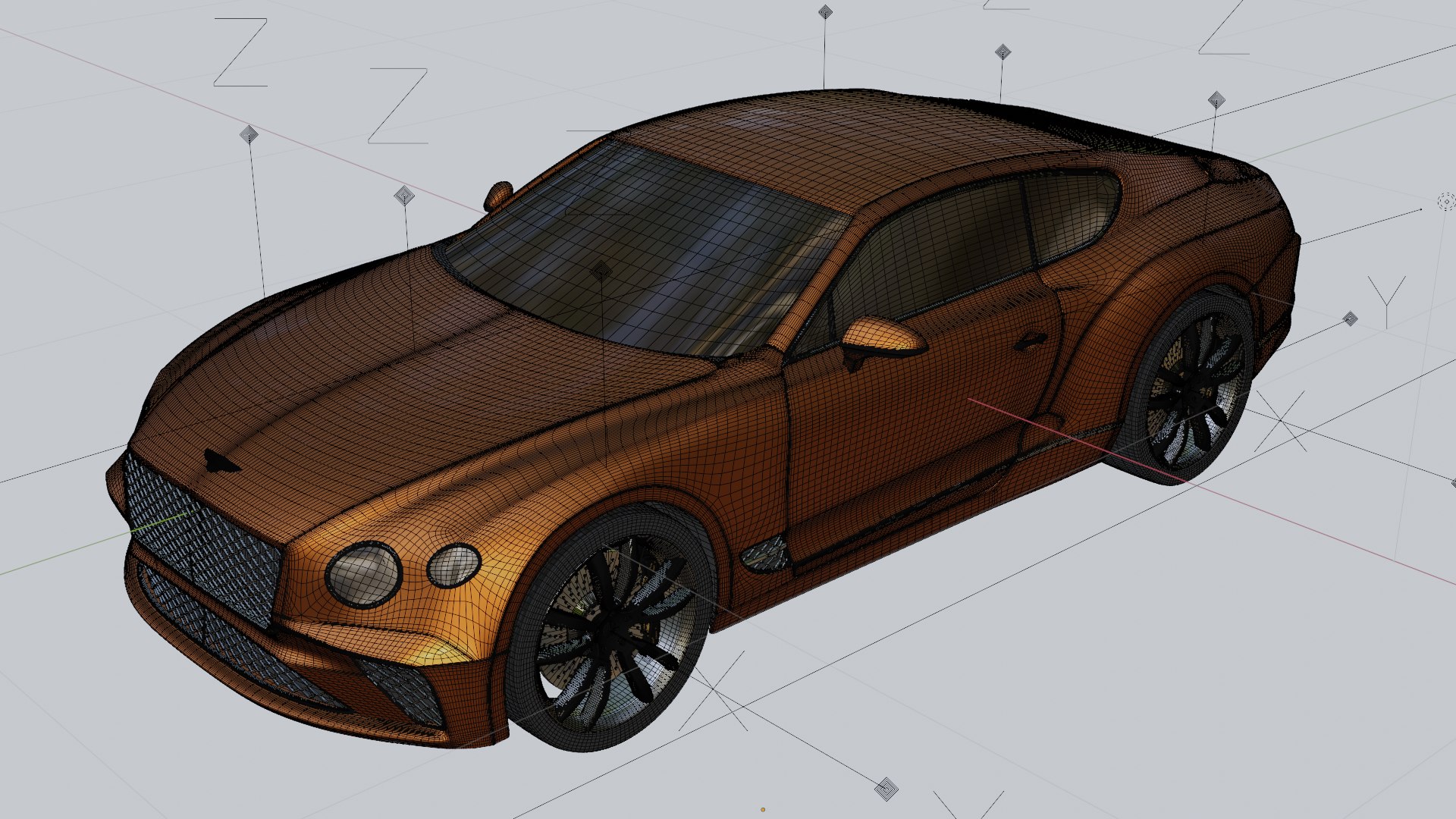 BENTLEY GT 3D Model - TurboSquid 1980832