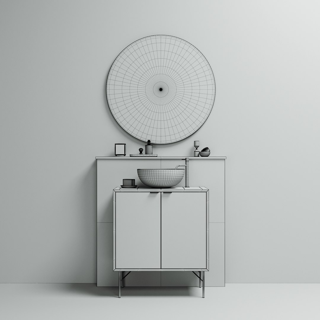 Vanity Unit 3D Model - TurboSquid 1587052