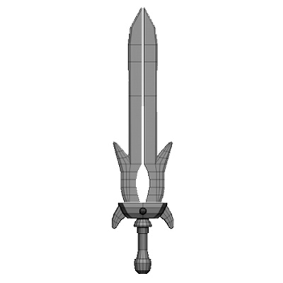 3ds Max Sword Medieval Fantasy