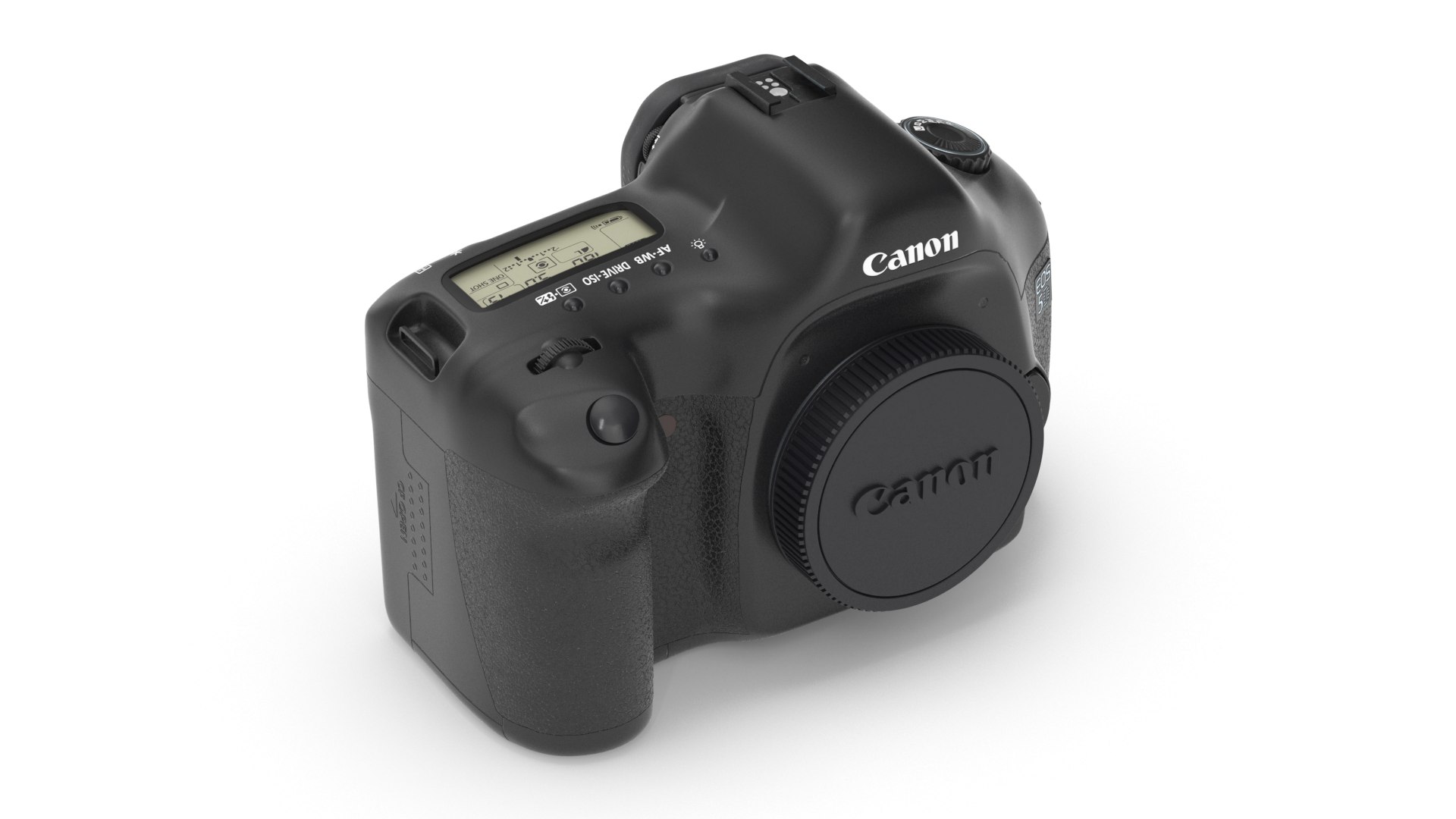 3D canon 5d dslr body model - TurboSquid 1516302