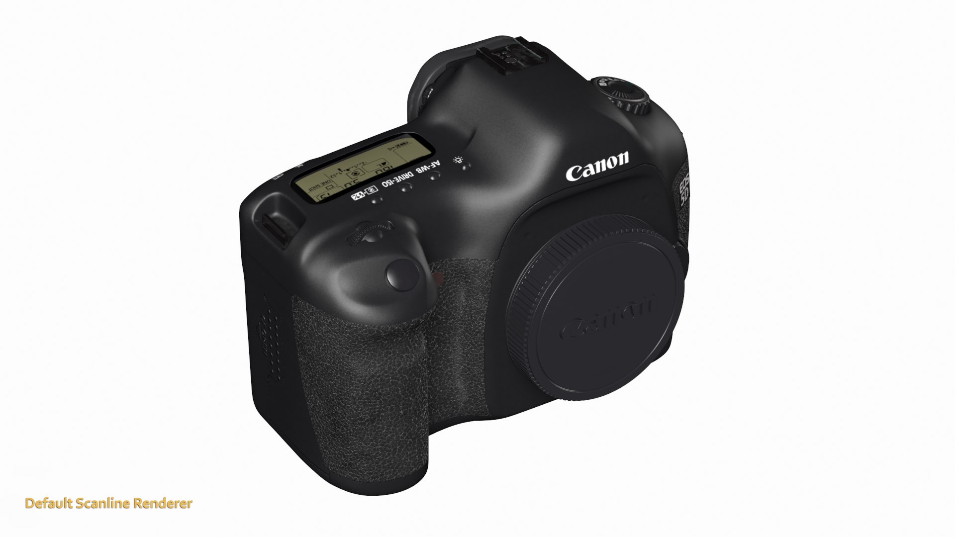 3D canon 5d dslr body model - TurboSquid 1516302