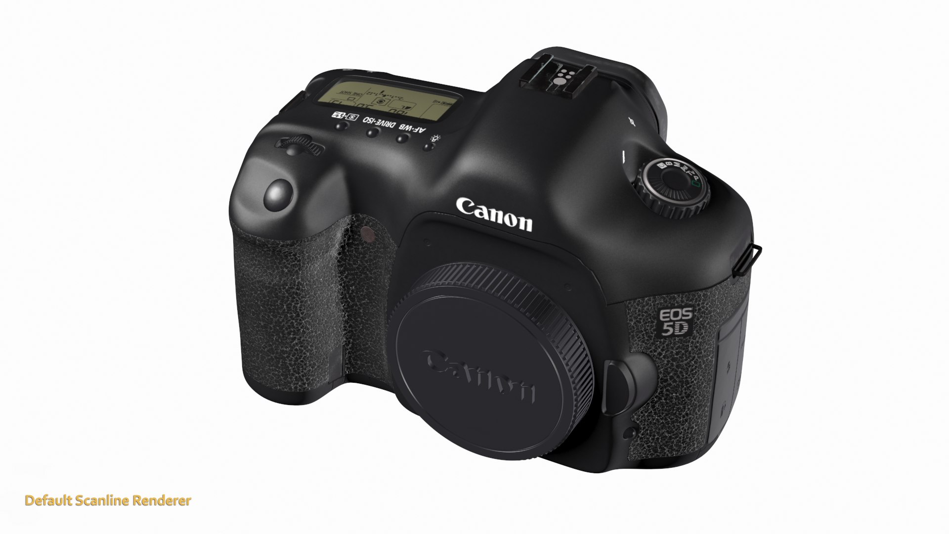 3D canon 5d dslr body model - TurboSquid 1516302
