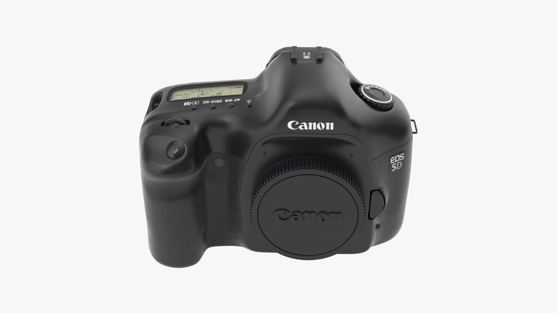 3D canon 5d dslr body model - TurboSquid 1516302