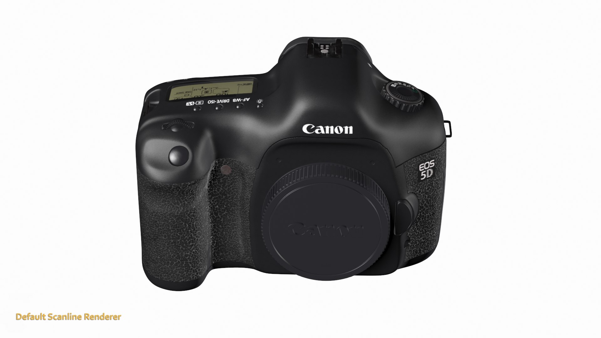 3D canon 5d dslr body model - TurboSquid 1516302