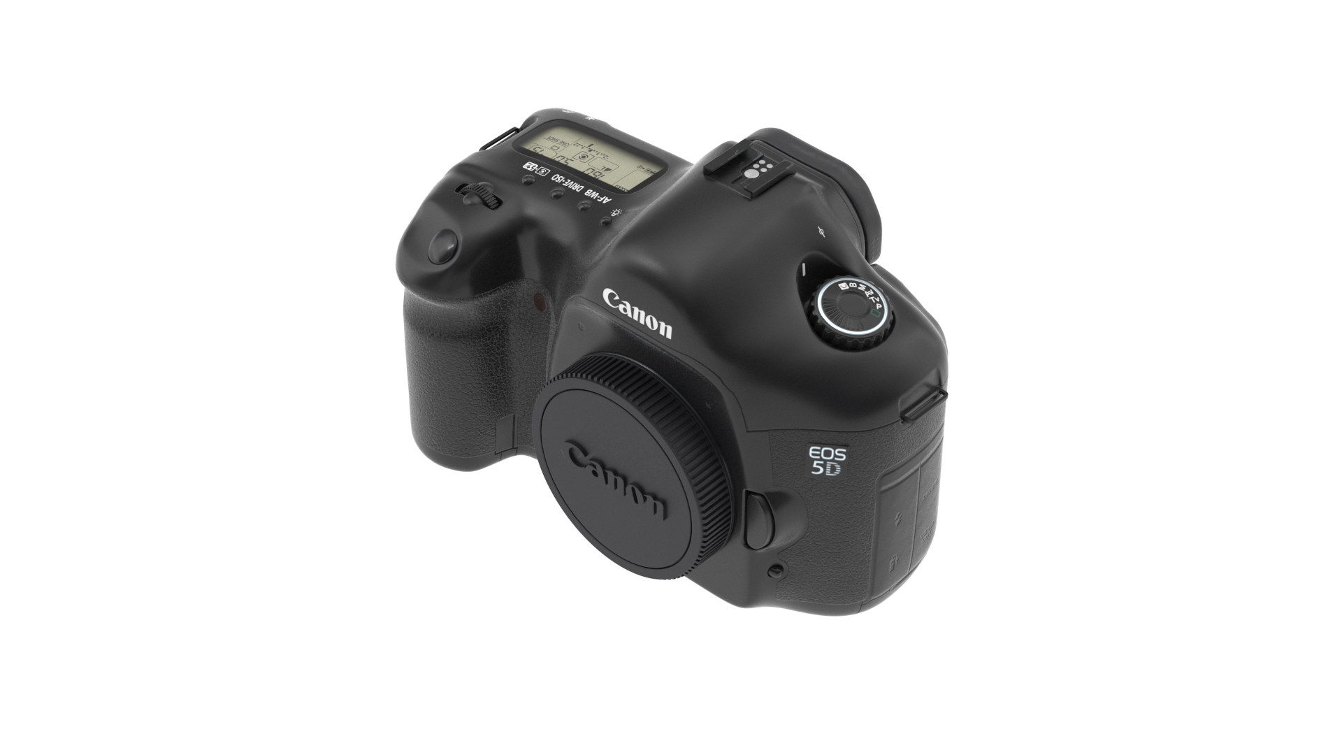 3D canon 5d dslr body model - TurboSquid 1516302