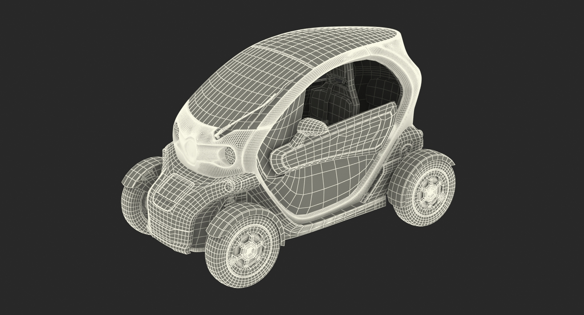 3D mini electric car generic model - TurboSquid 1337504