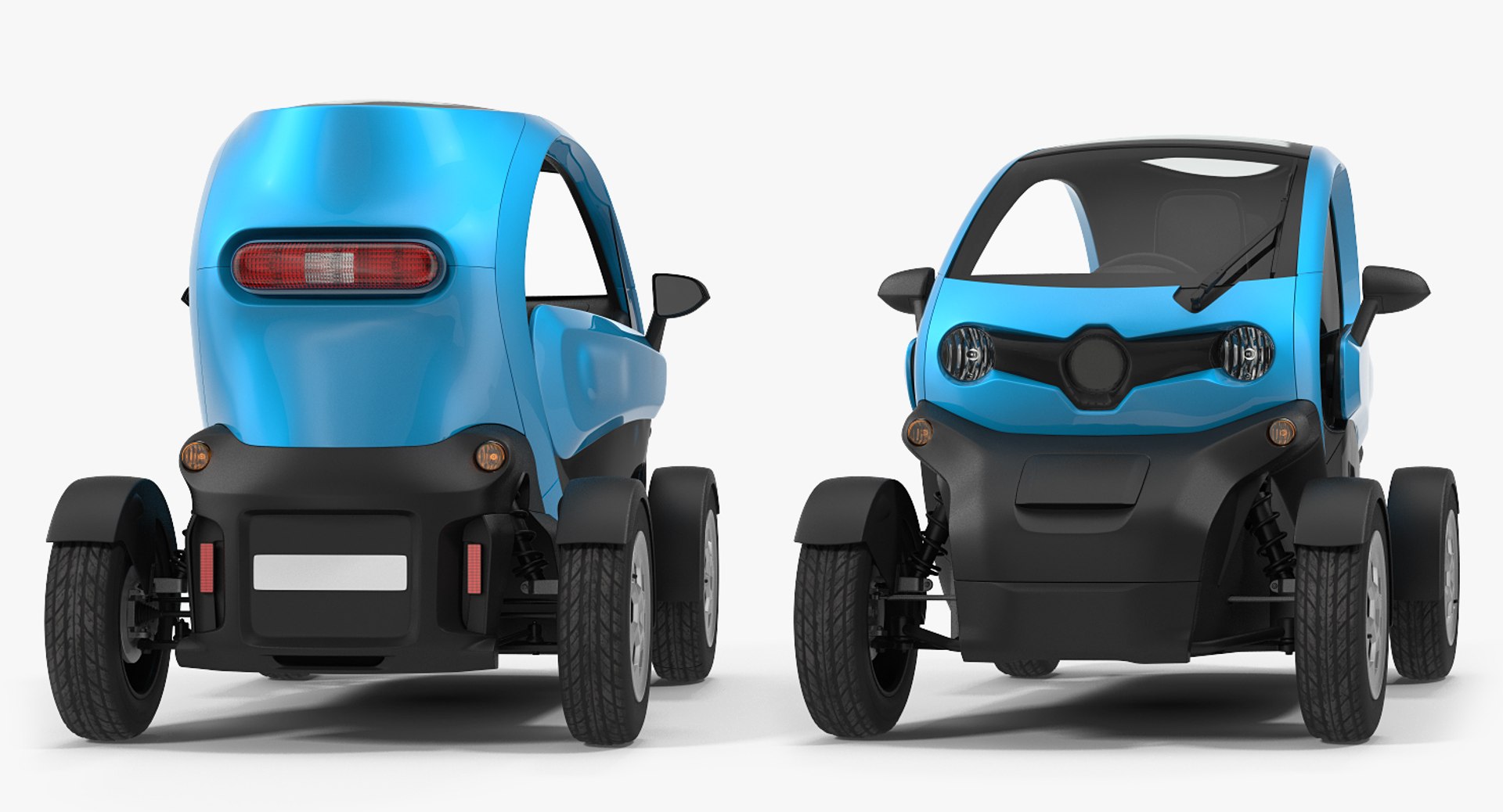 3D mini electric car generic model - TurboSquid 1337504