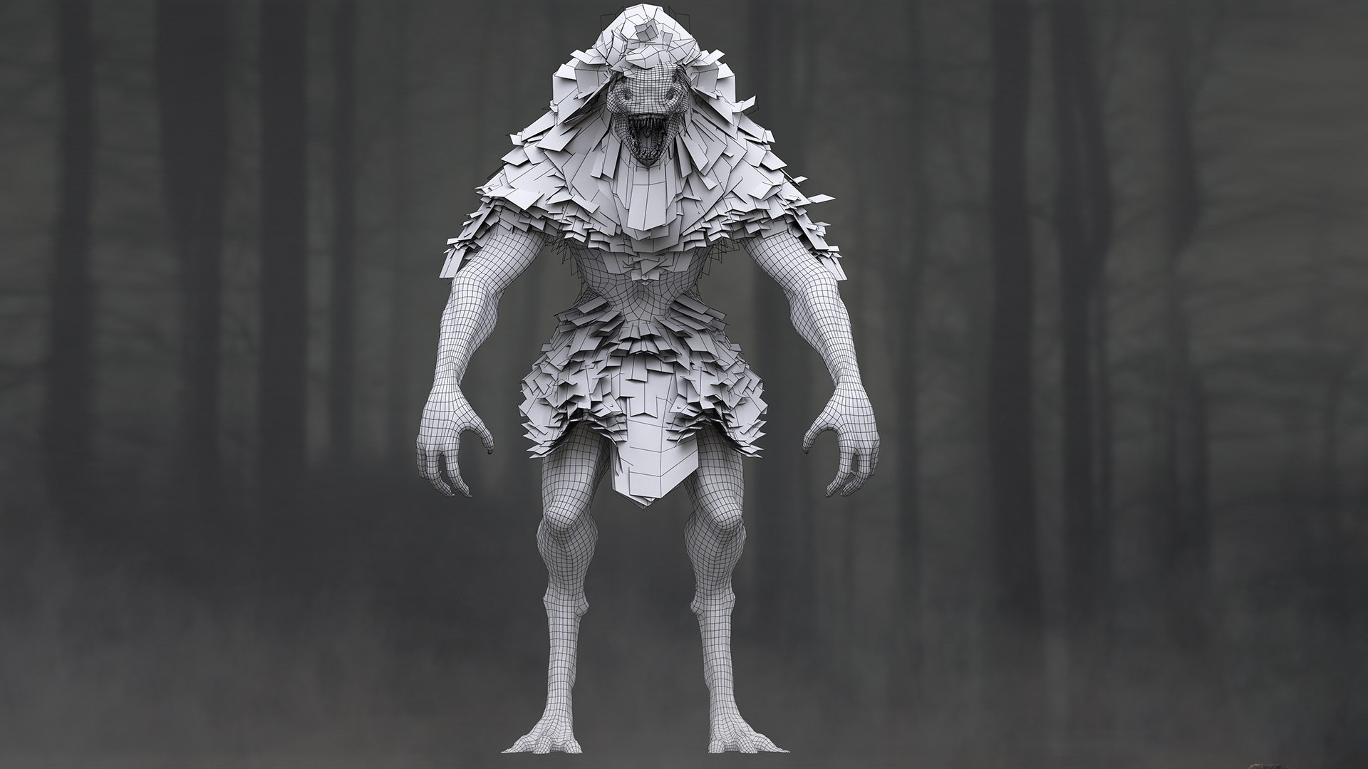 3D Wendigo Model - TurboSquid 2401065