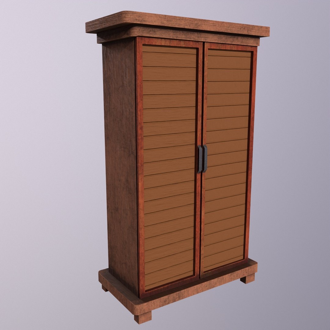 Cabinet Game Ready Low-Poly Low-poly 3D model 3D model - TurboSquid 1792832