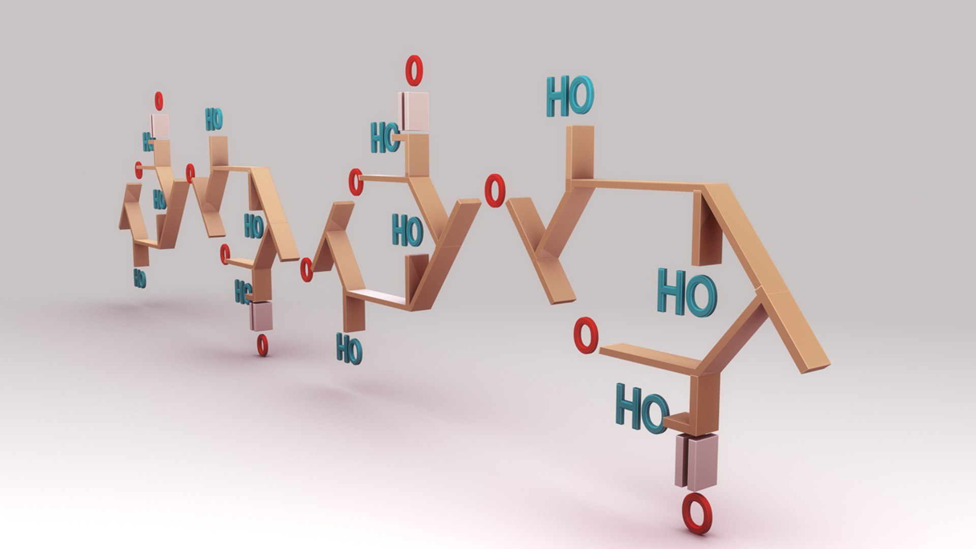 3d Model Pectin Structure