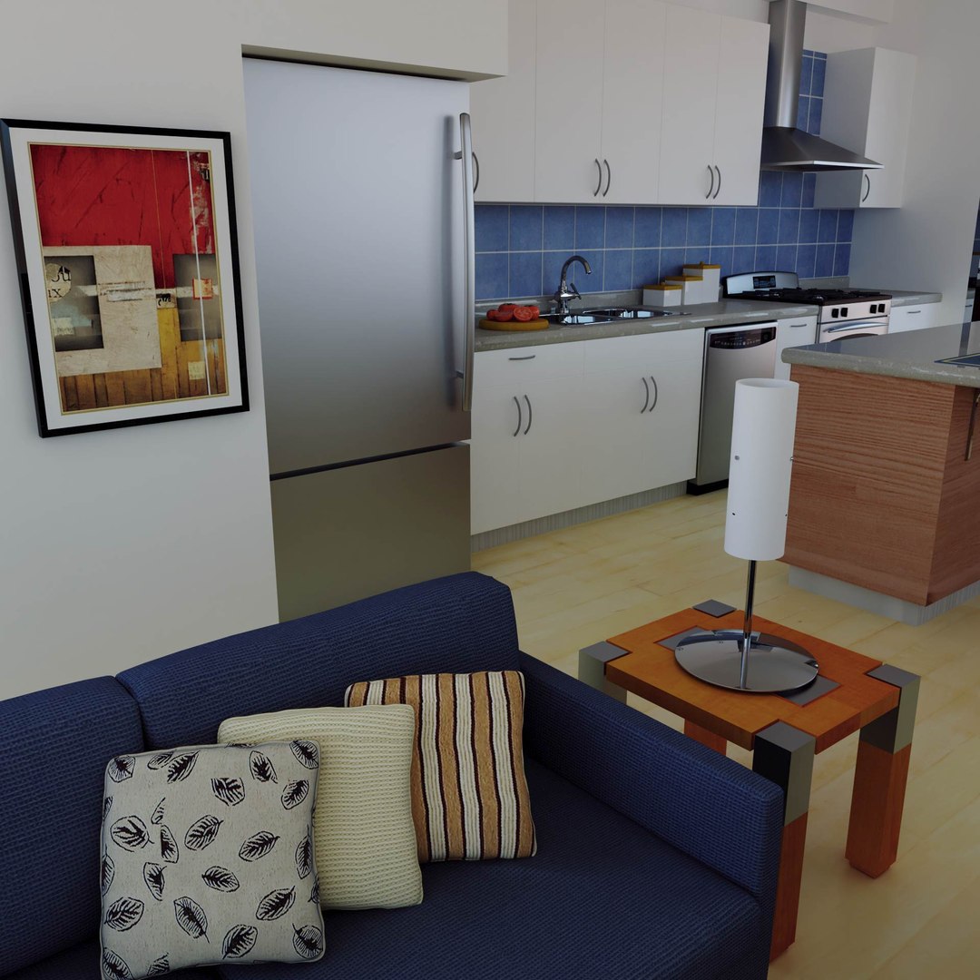 Def Modern Classic Living Room 3d Model