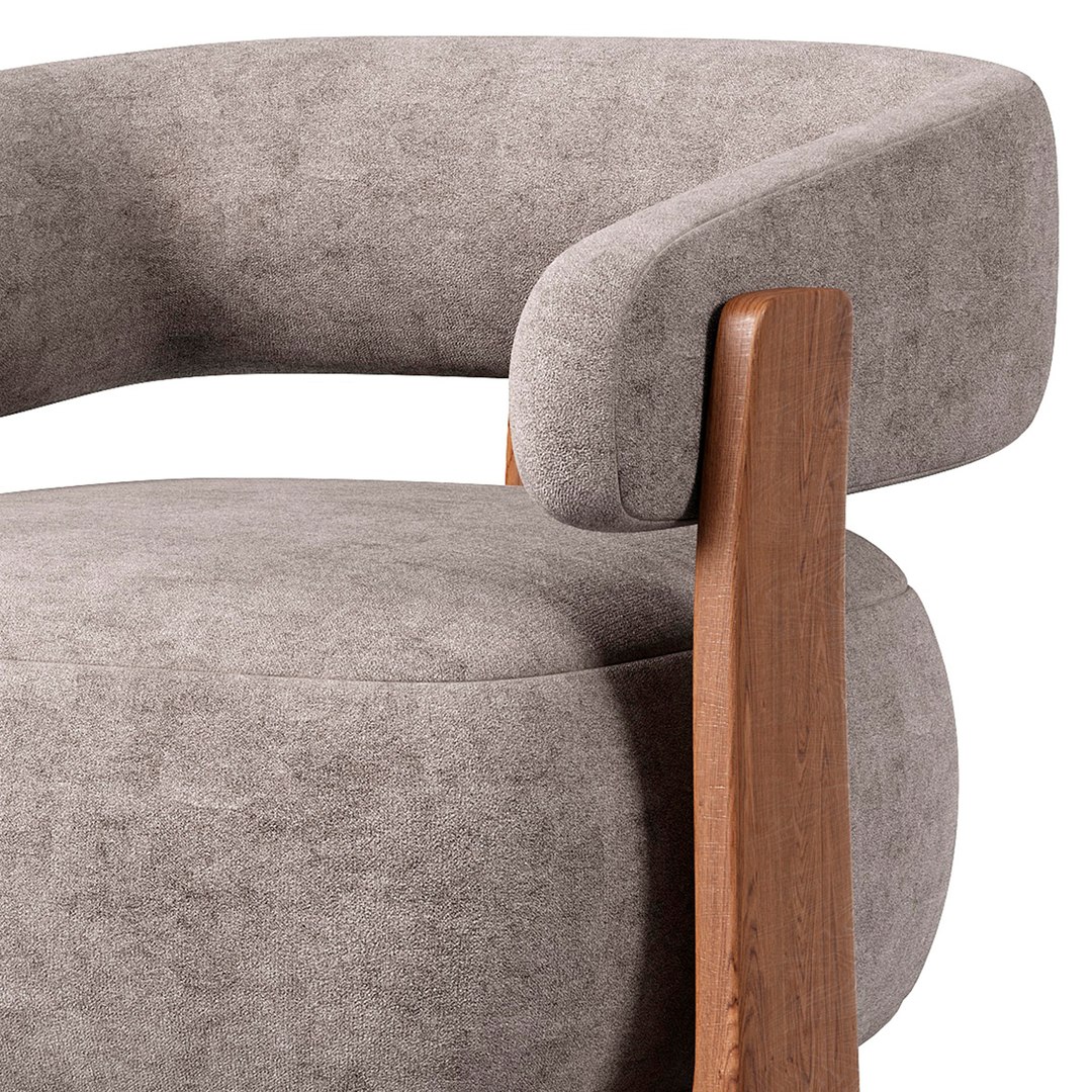 Kave Home Granite Armchair 3D - TurboSquid 2289062