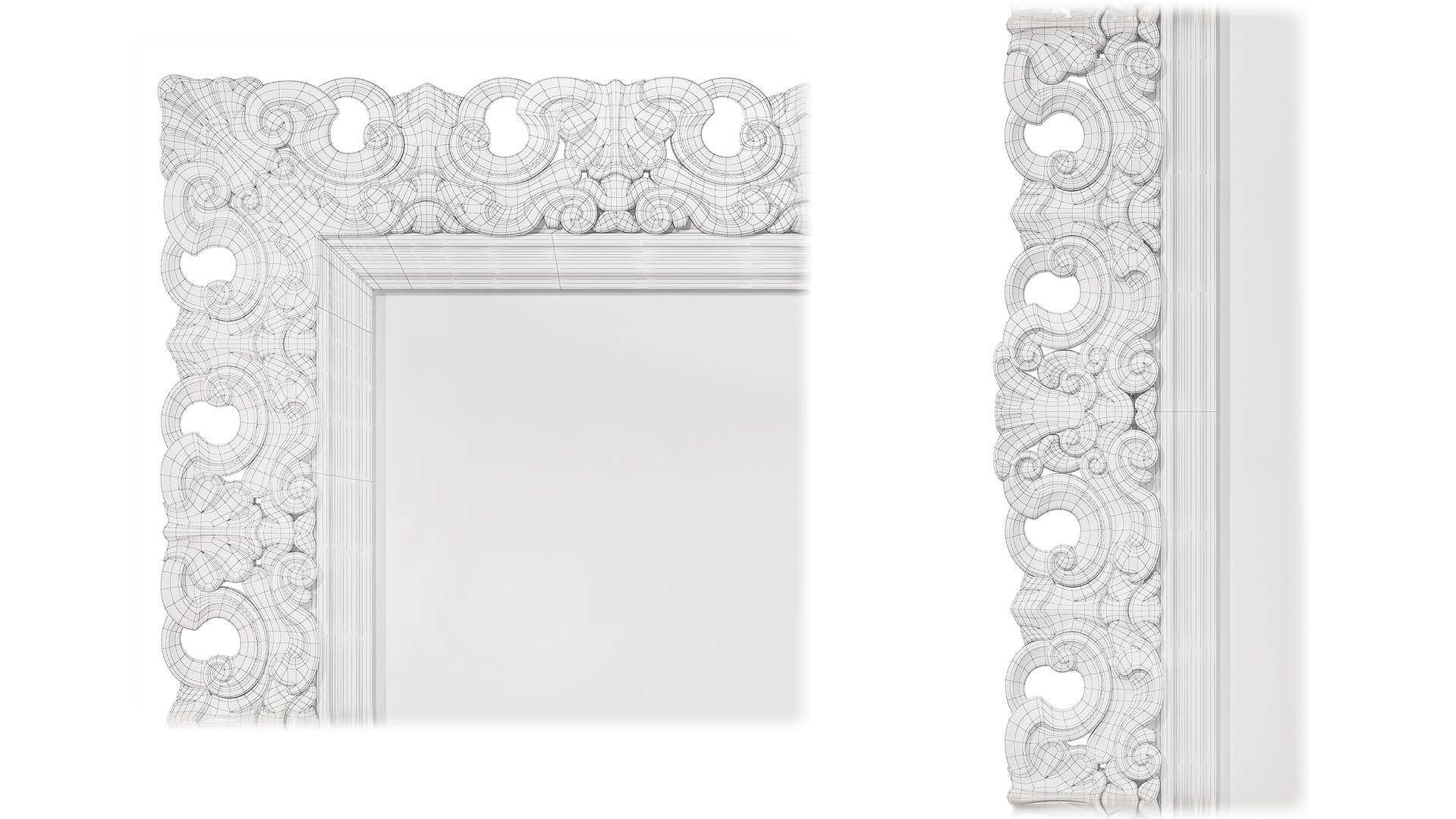 Classic Mirror 005 3D Model - TurboSquid 2123287