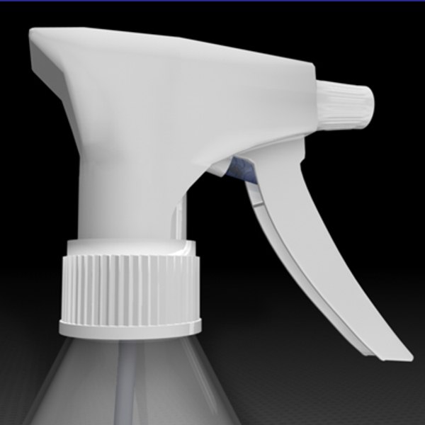 3d model typical spray bottle