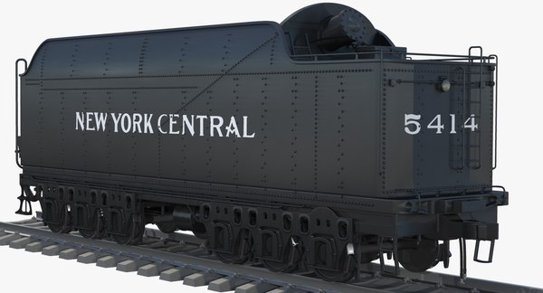 hudson coal tender 3d model
