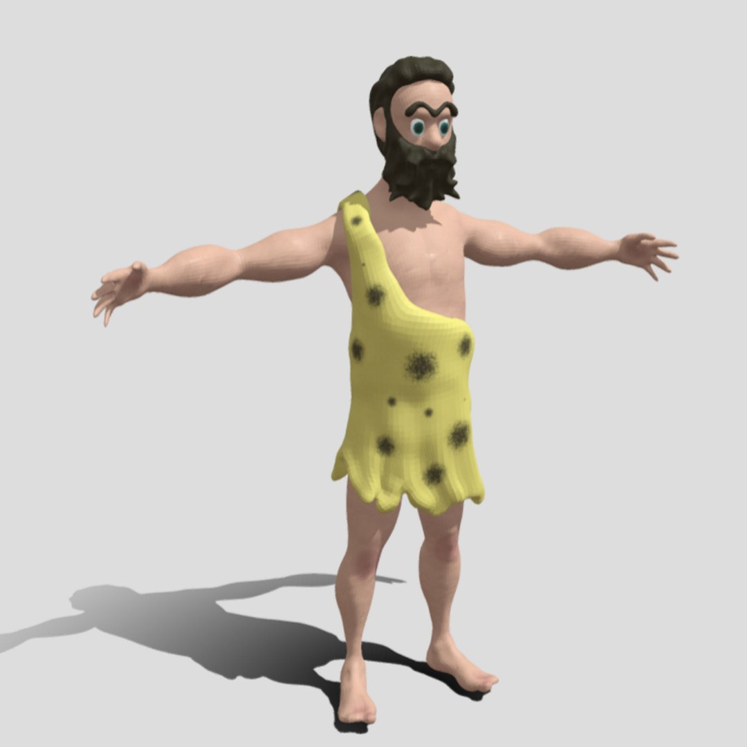 3D model caveman cave - TurboSquid 1568314