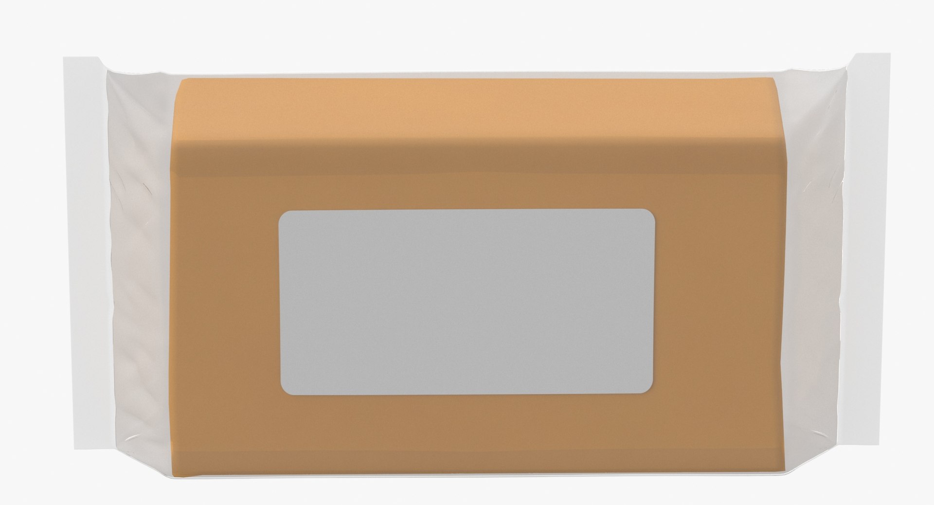 3D Model Block Cheese 1lbs Blank And Generic Label - TurboSquid 2013541