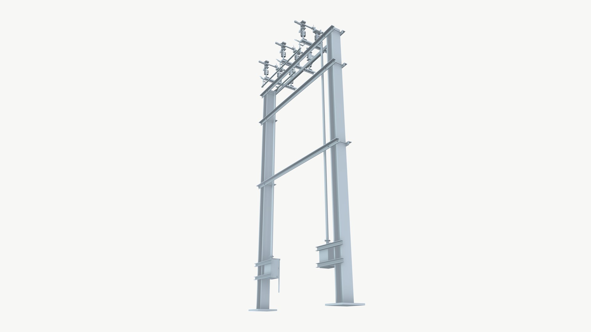 Electric Pole Model - TurboSquid 2319028