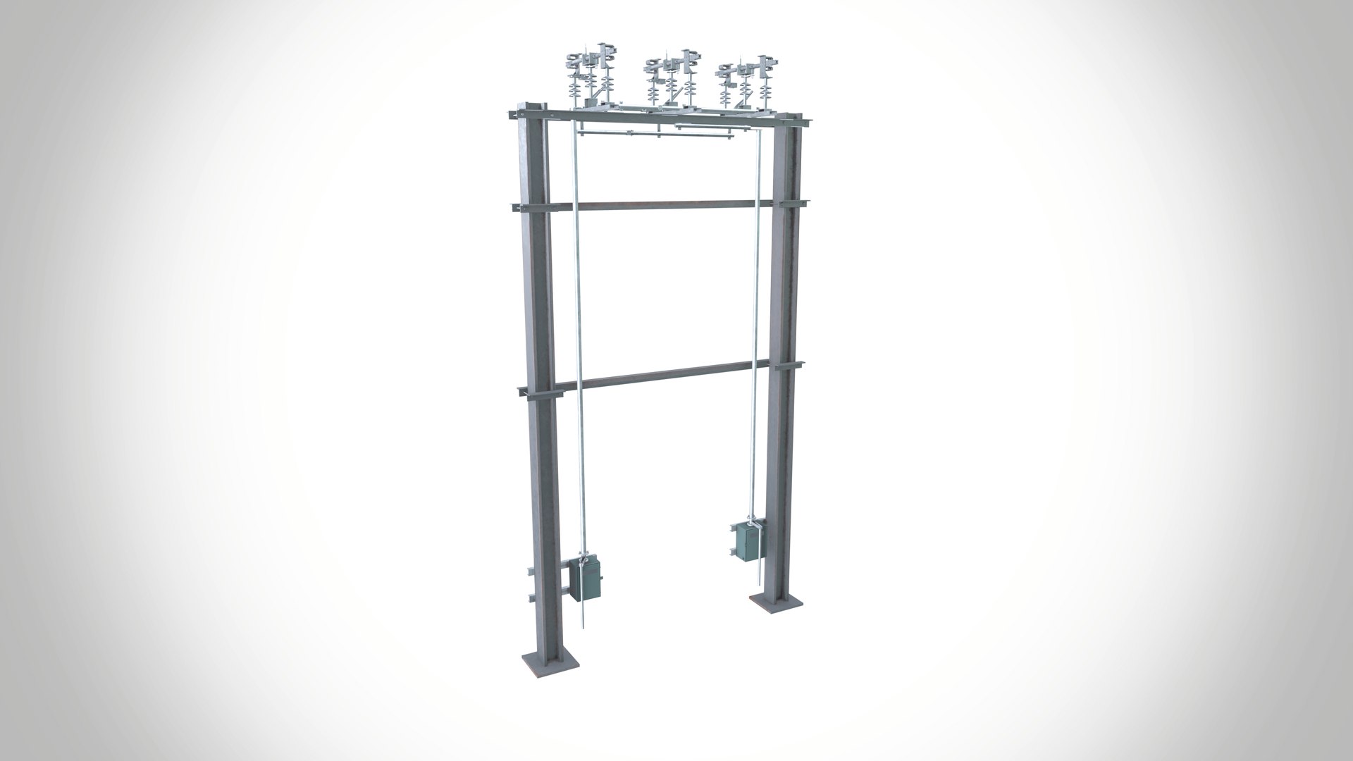 Electric Pole Model - TurboSquid 2319028