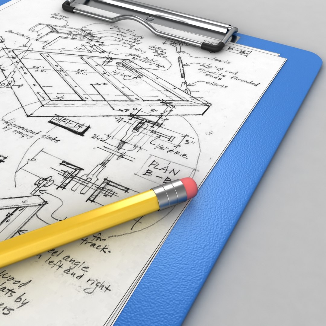 3d Clipboard Pen
