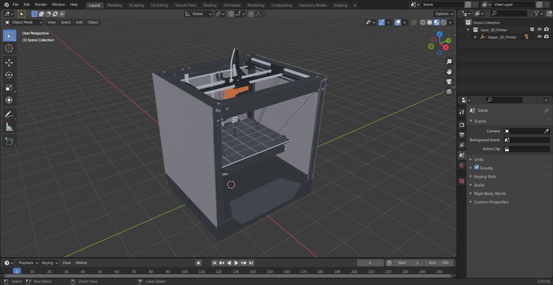 3D 3d Printer - TurboSquid 2078180
