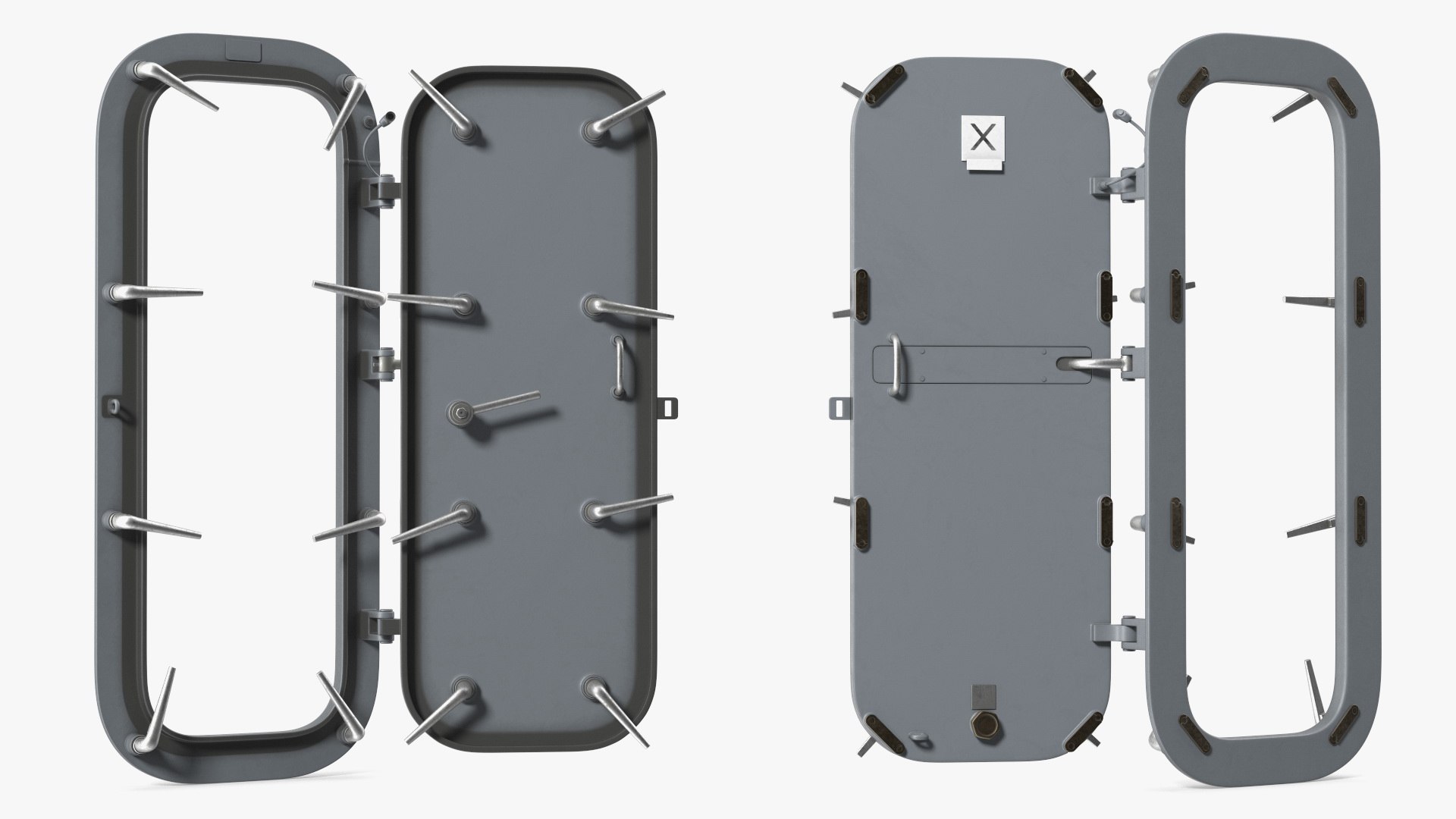 3D Model Watertight Ship Door Handle Lock - TurboSquid 2396125