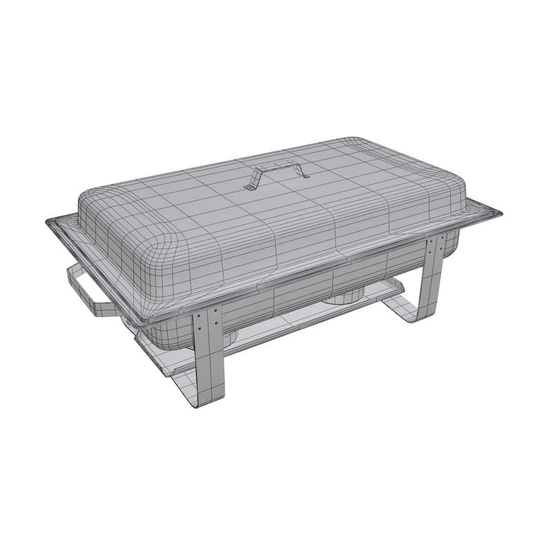 3D Model Chafing-dish Dish - TurboSquid 1313225