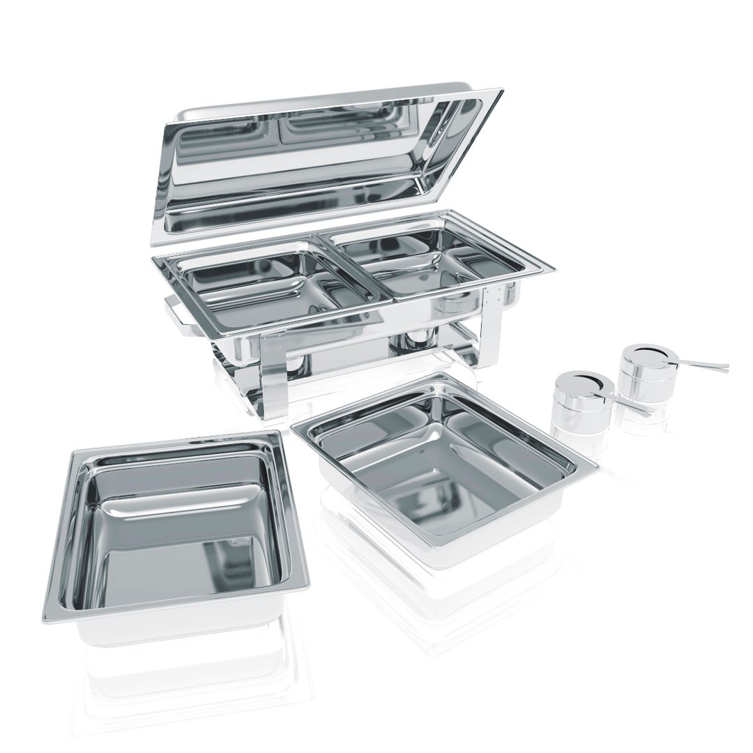3D Model Chafing-dish Dish - TurboSquid 1313225