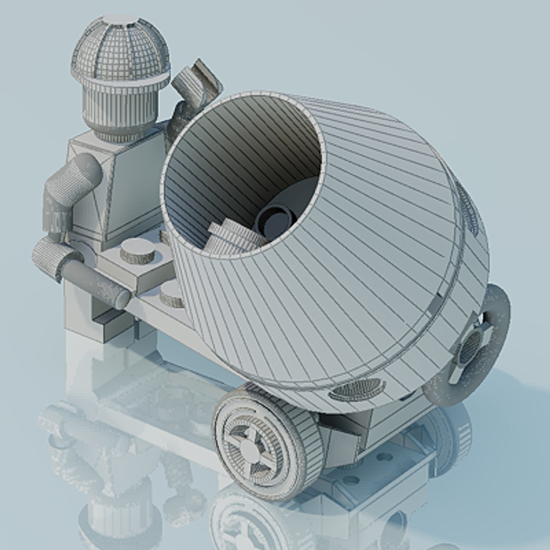 max lego man scene construction