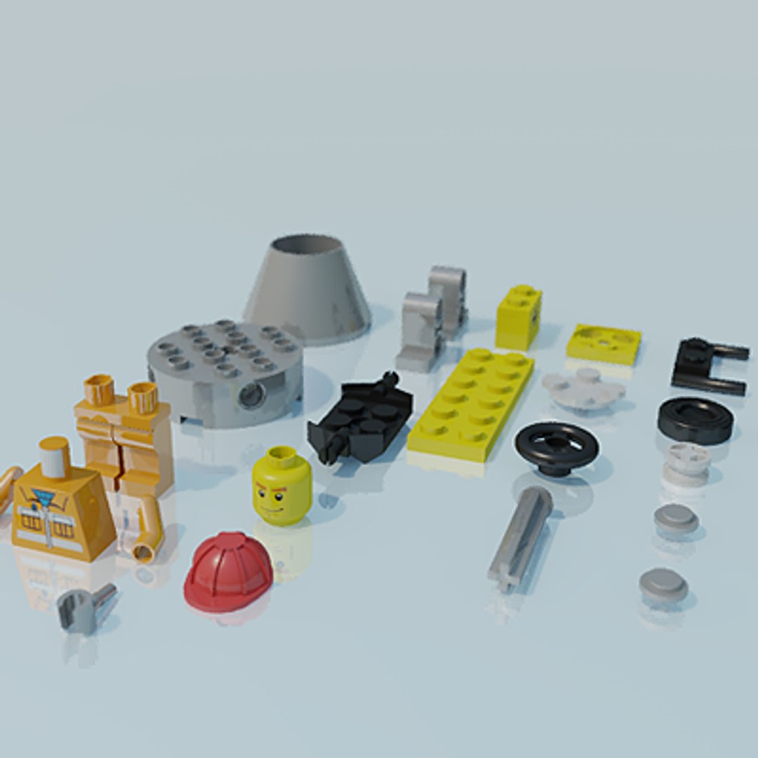 max lego man scene construction