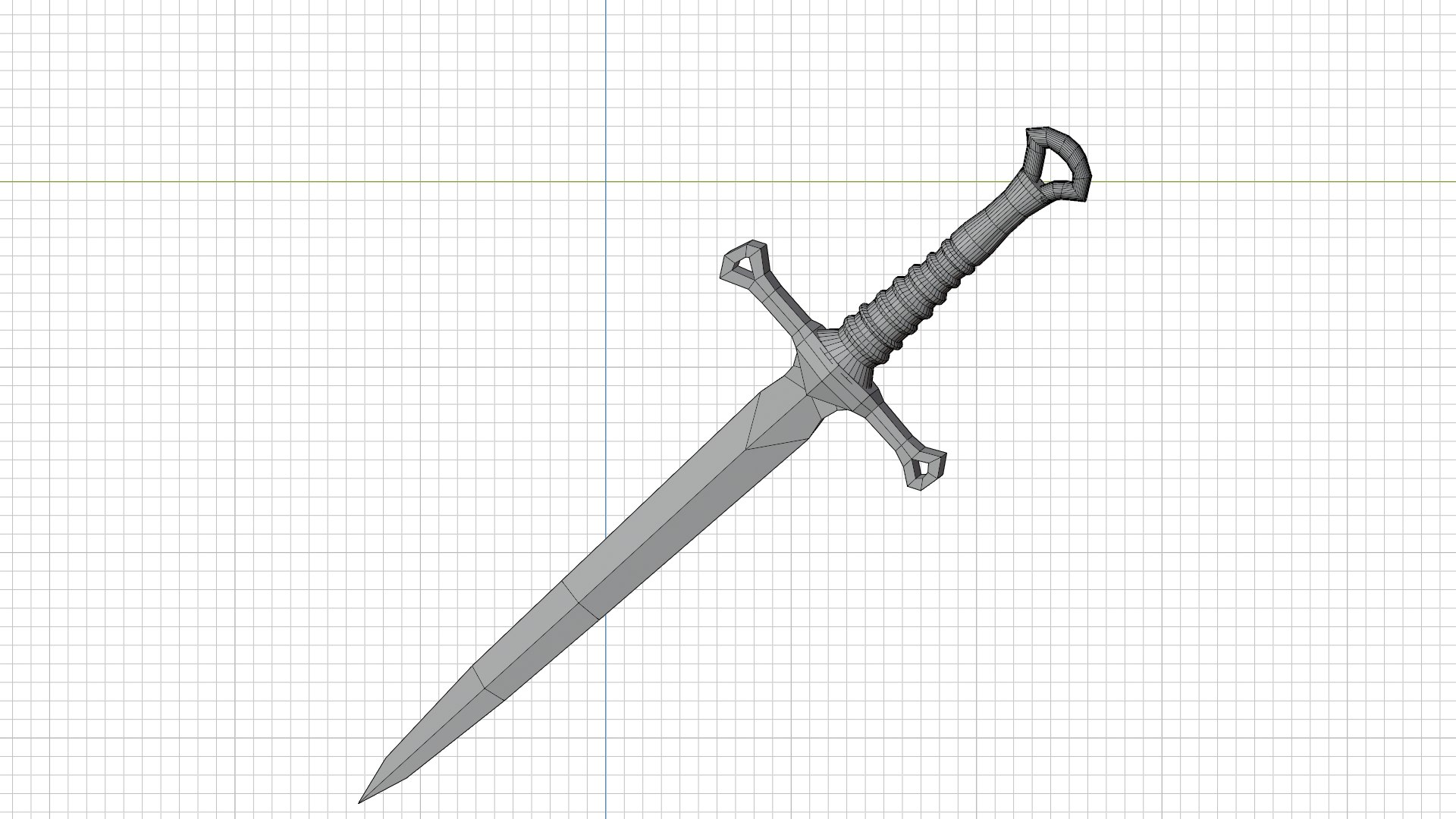 Low Poly Dagger Model - TurboSquid 1917153