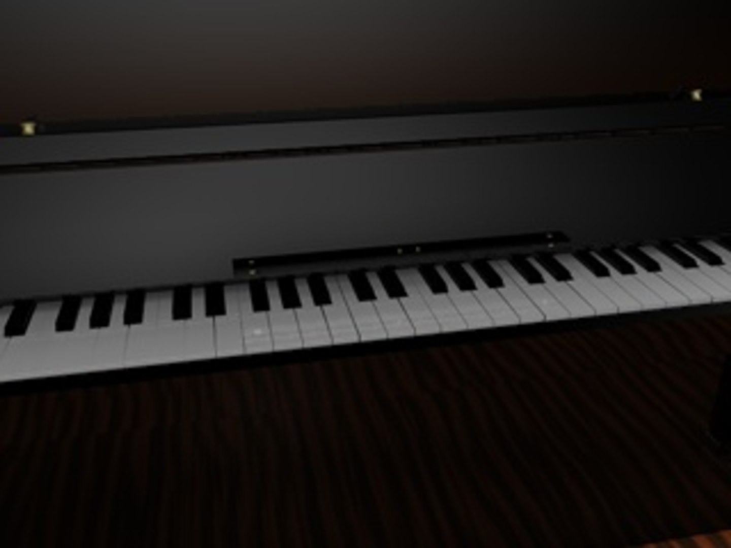 3d Upright Piano Keyboard Model