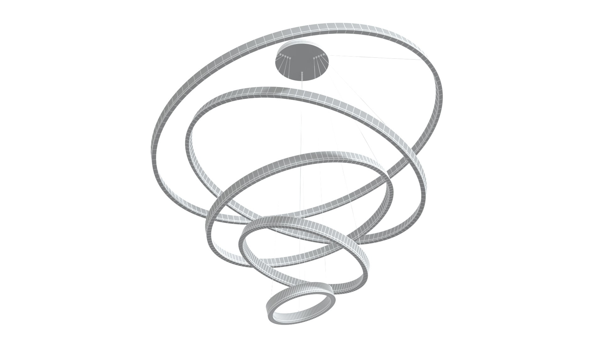 Modern LED Ring Ceiling Light 3D - TurboSquid 2086325