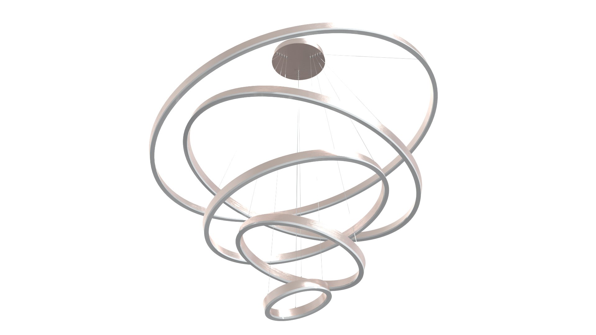 Modern LED Ring Ceiling Light 3D - TurboSquid 2086325