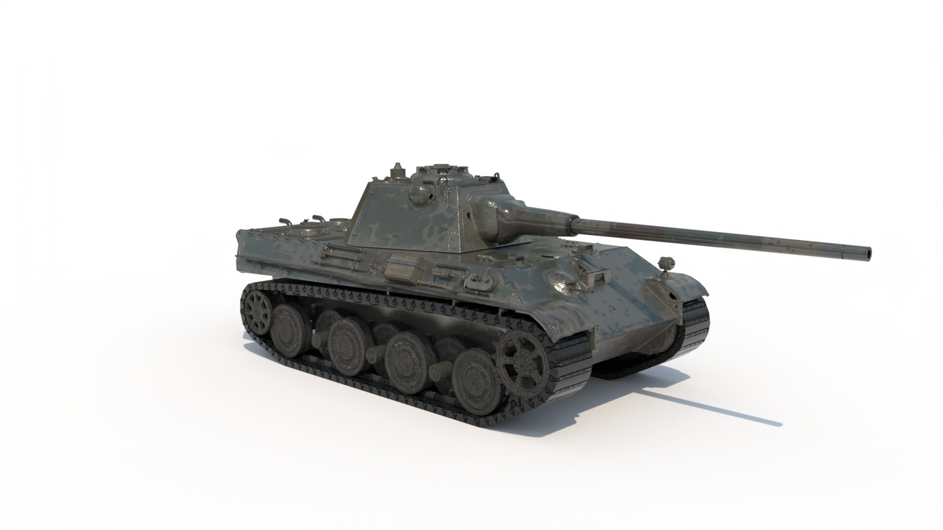 3D Realistic WW2 Panther WWII Tank 3D - TurboSquid 1826385