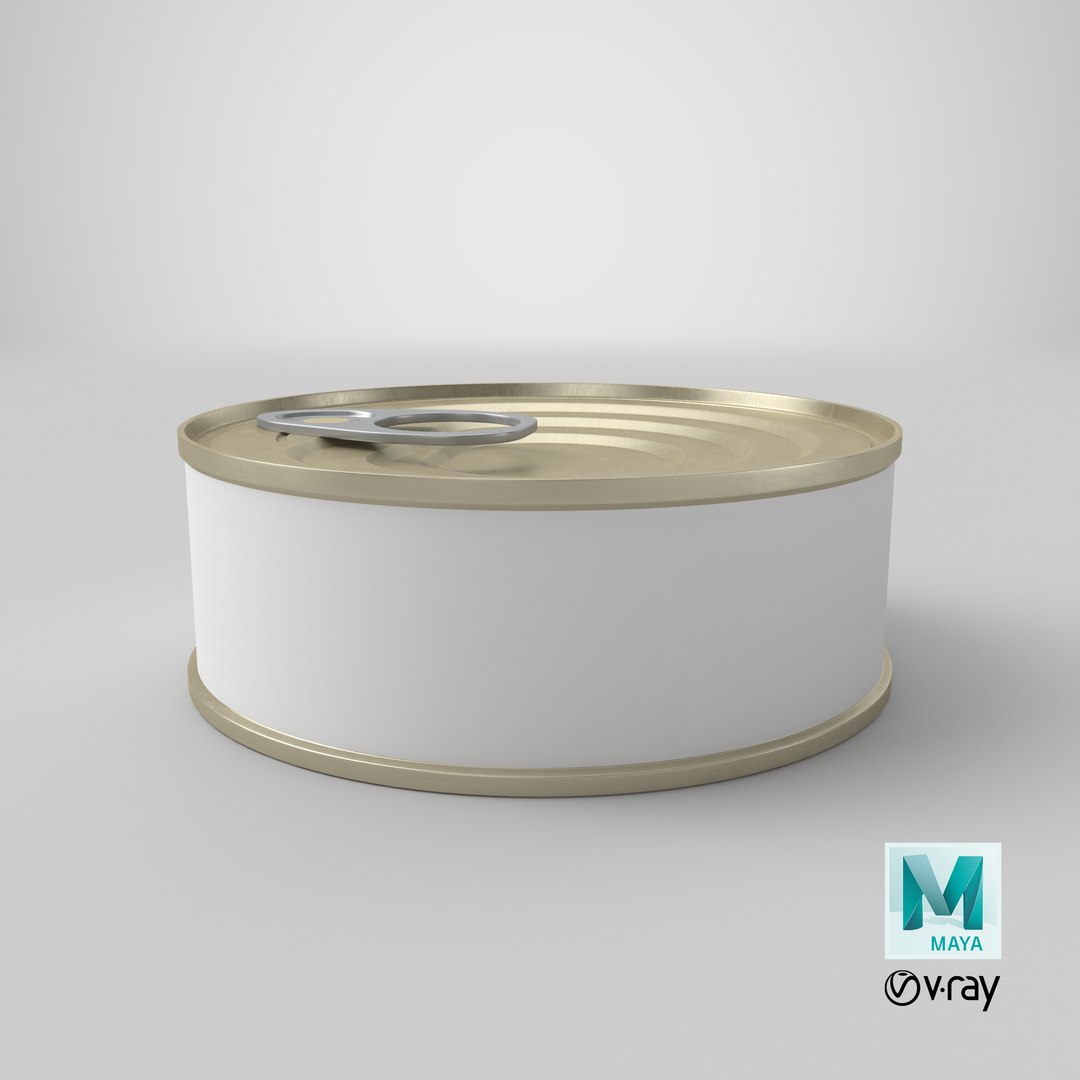 3D Model Real Food Tin - TurboSquid 1548915