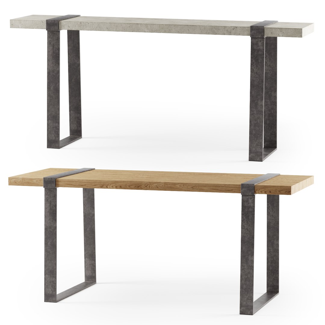 Wang Console Dining 3D Model - TurboSquid 1651440