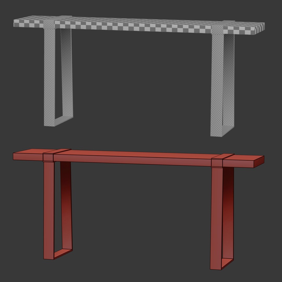 Wang Console Dining 3D Model - TurboSquid 1651440