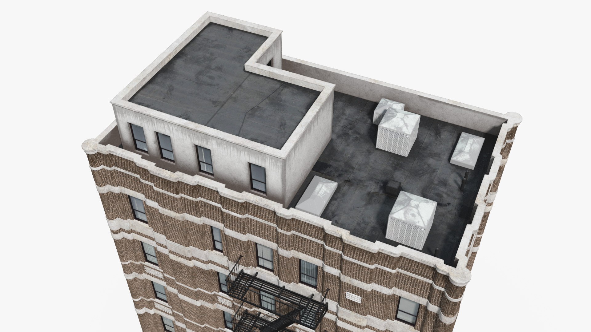 3D Manhattan Building 11-8K PBR Textures model - TurboSquid 1761629