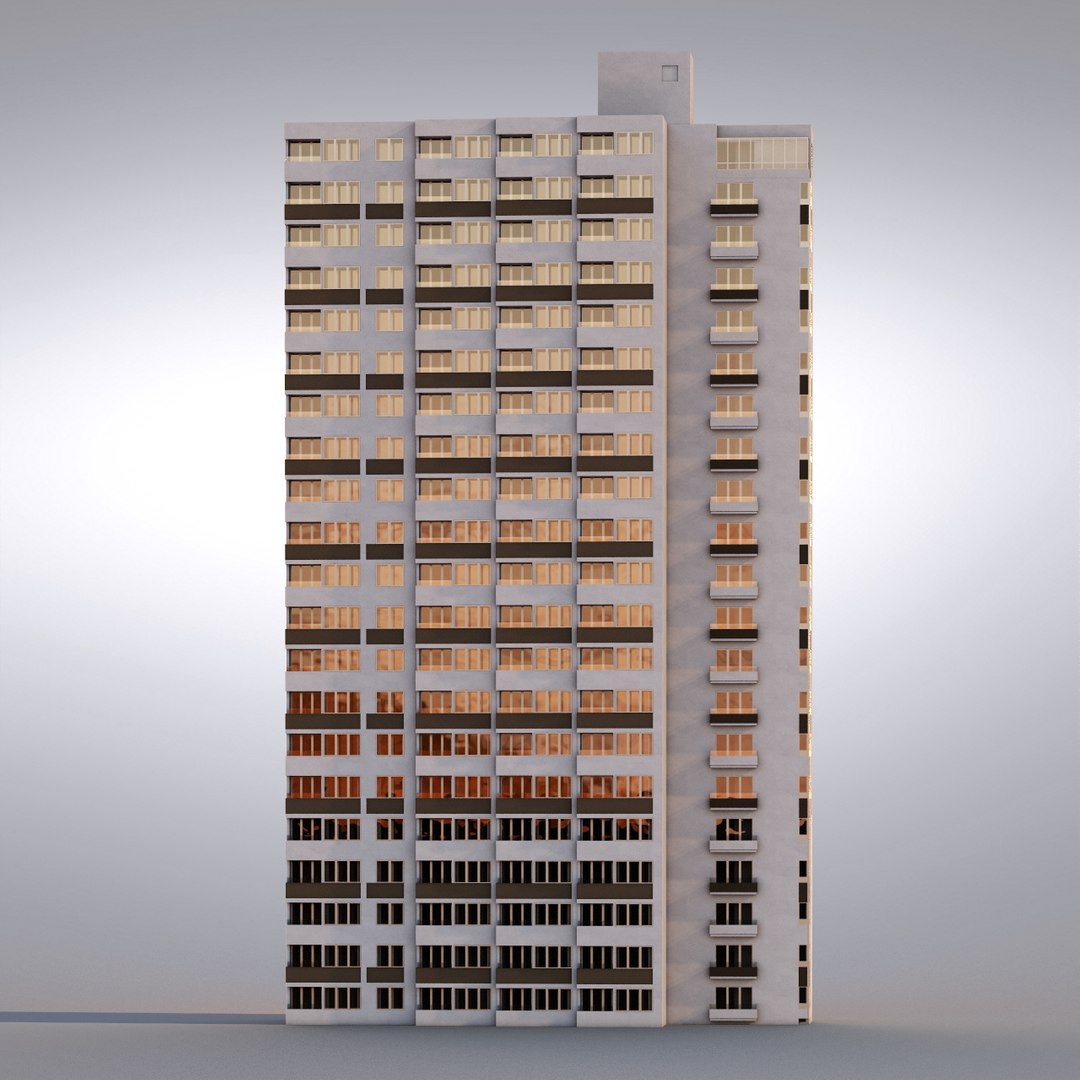 Background Buildings 3d Max