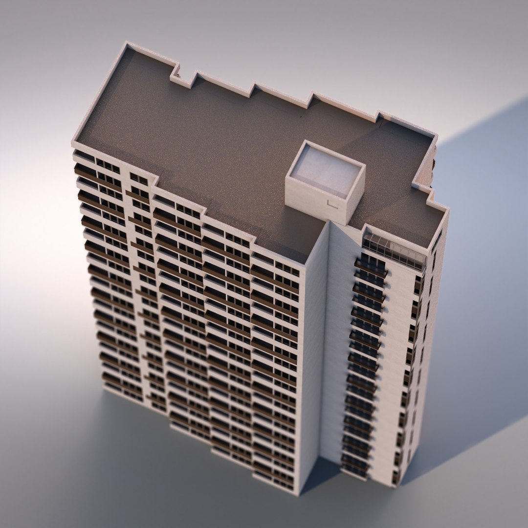 Background Buildings 3d Max