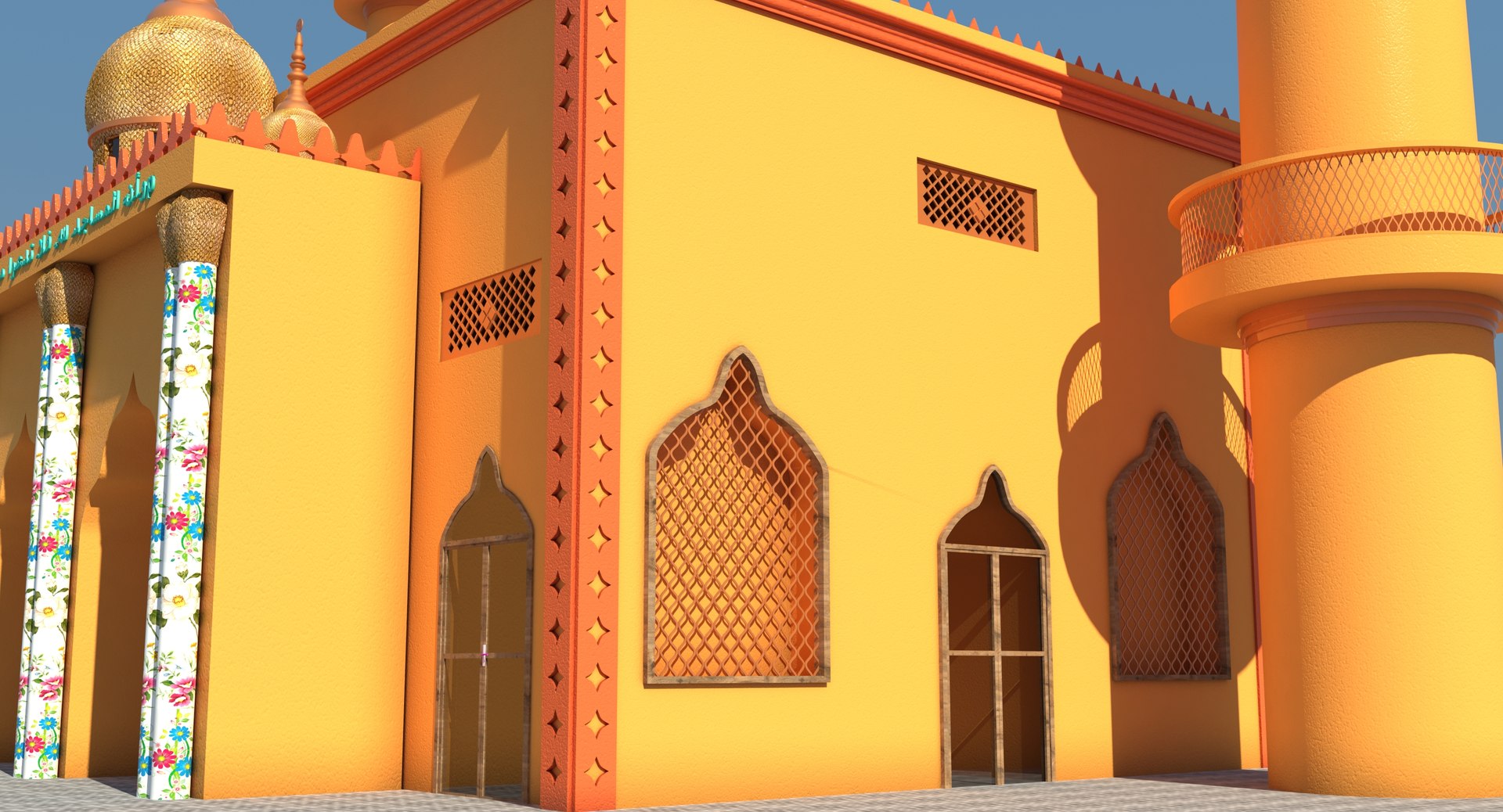 Mosque Arab 3D - TurboSquid 1197644