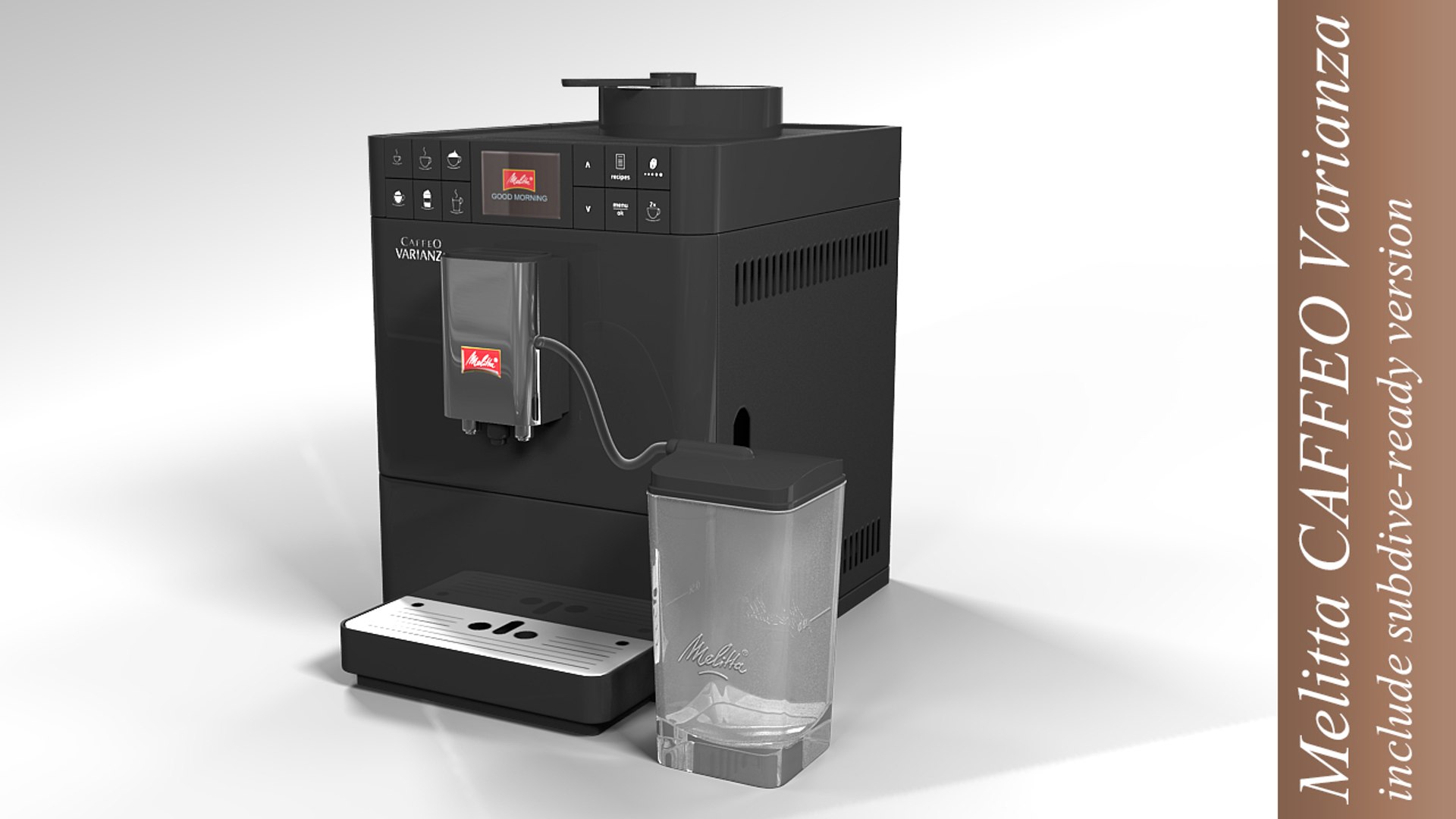 3d Coffee Machine Melitta Model