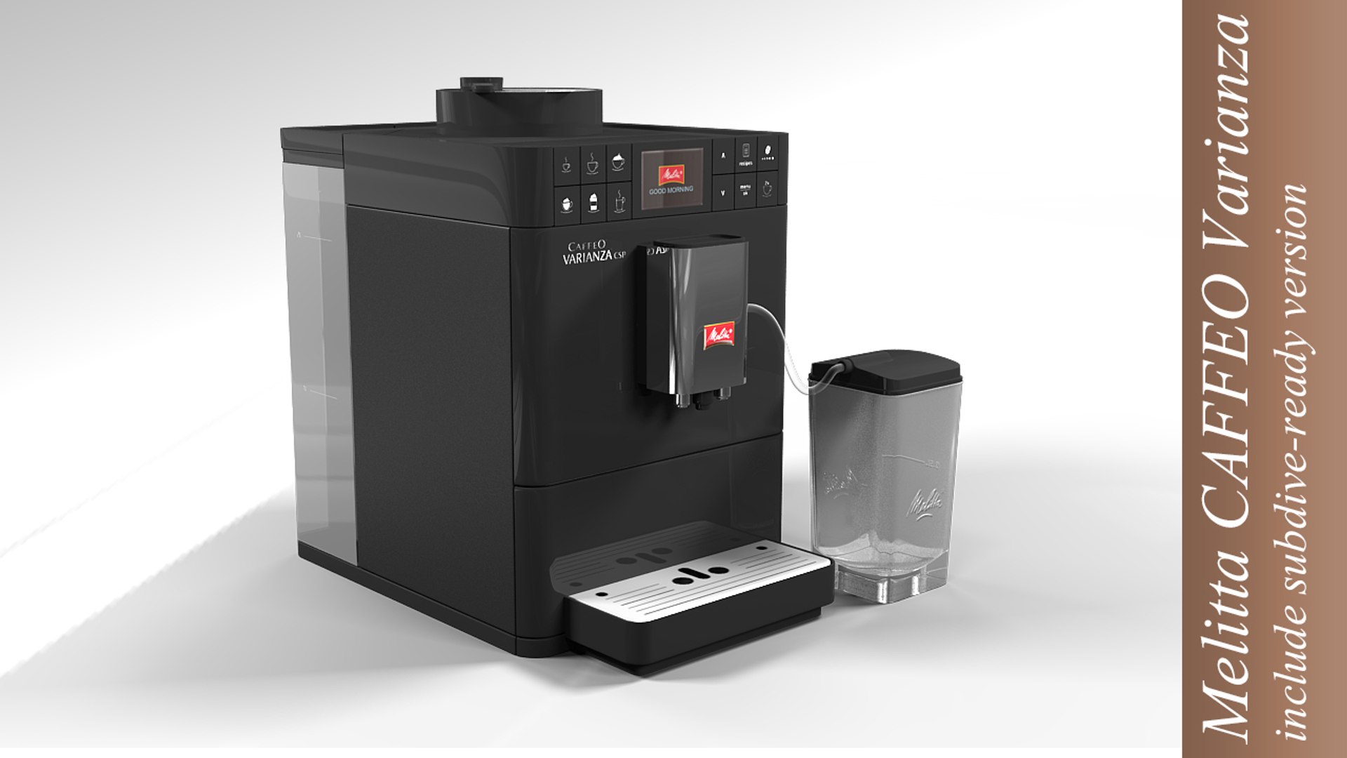 3d Coffee Machine Melitta Model