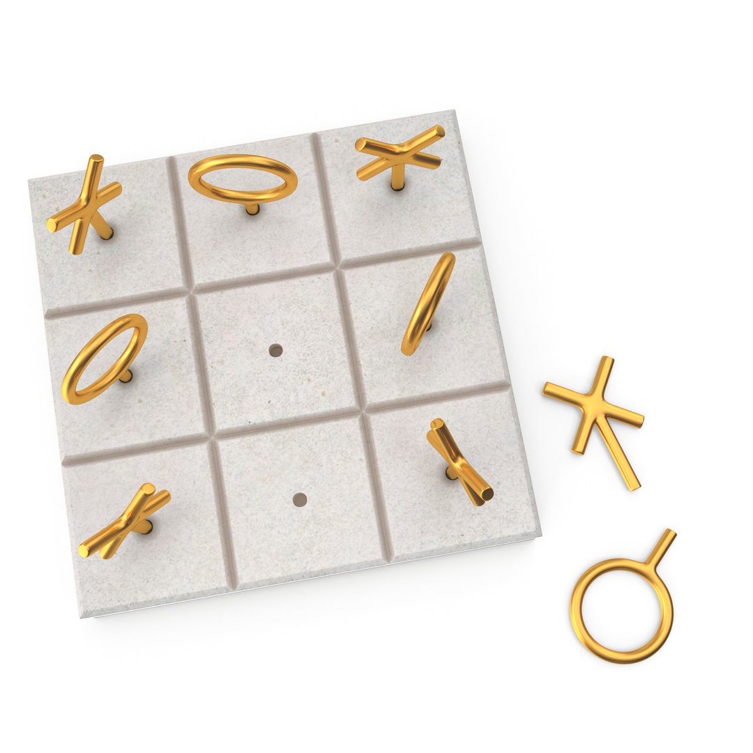 3D Tic Tac Toe - TurboSquid 1230094