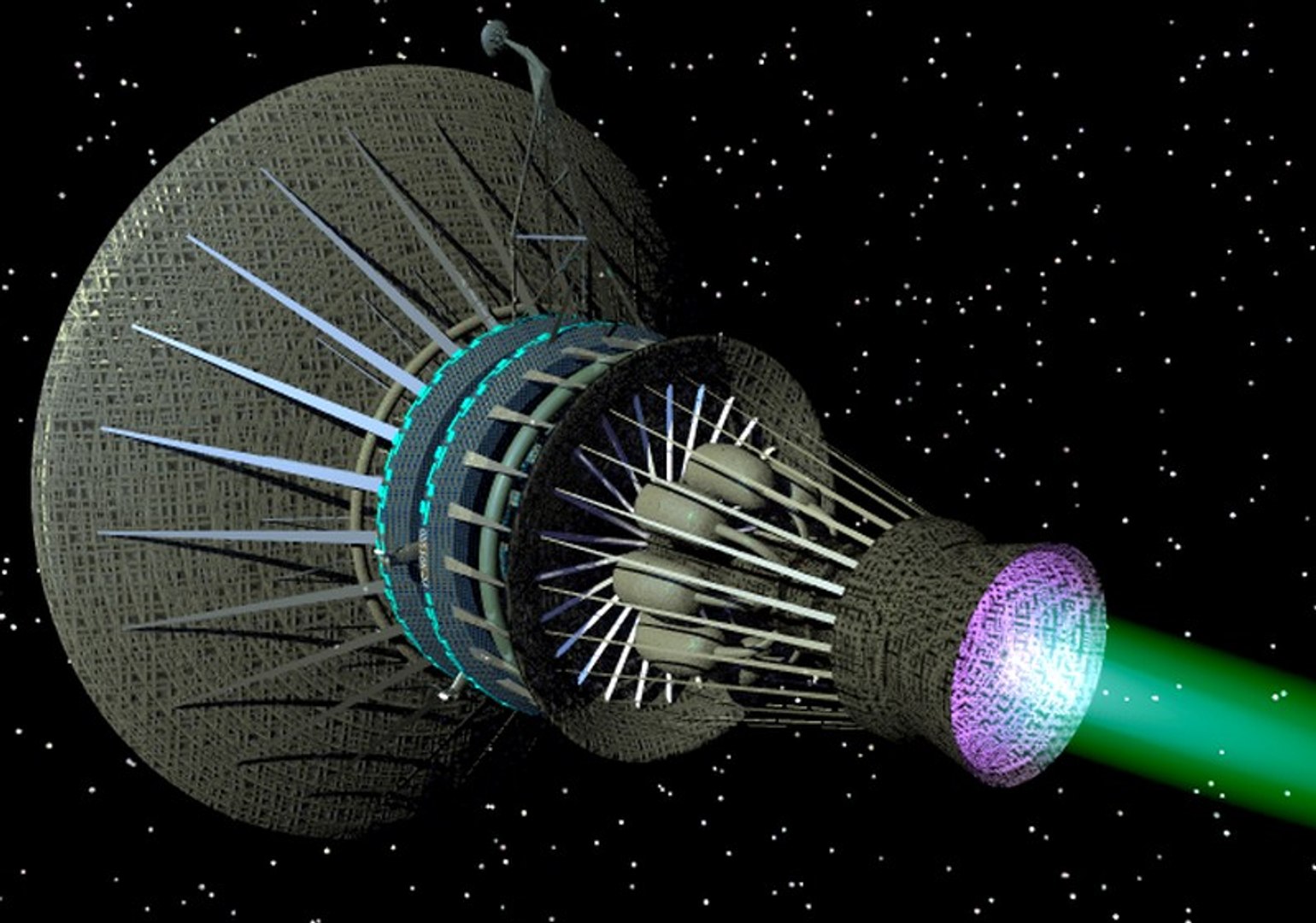 Bussard Ram Jet 3d Dxf
